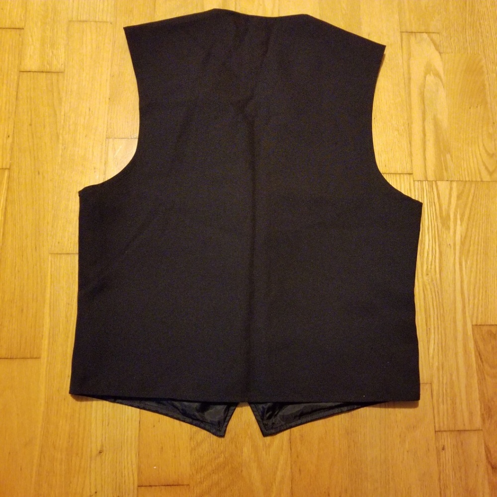 Cintas Black Tuxedo Suit Vest - Gem